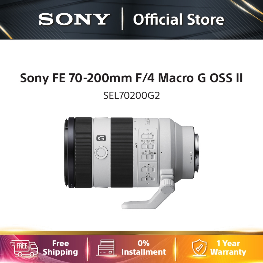 Sony Fe 70 200mm F4 Macro G Oss Ⅱ Sel70200g2 Camera Lens Shopee Malaysia
