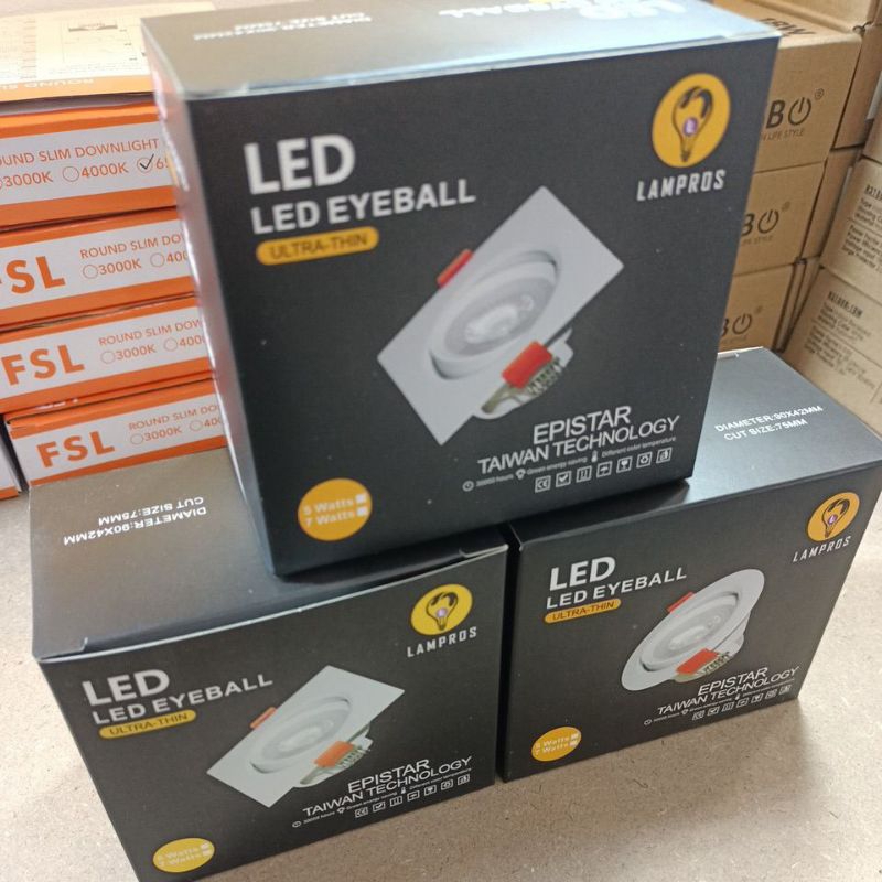 LED EYEBALL 7 WATT 3000K (Epistar Taiwan Technology) | Shopee Malaysia
