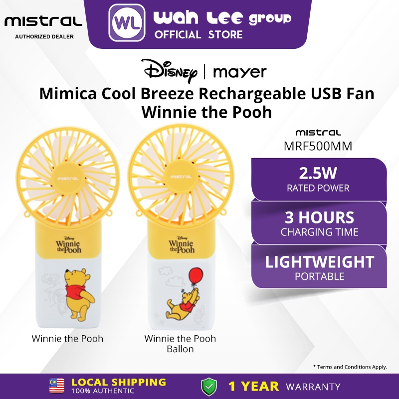 {Special Edition} Disney x Mistral Mimica Cool Breeze Rechargeable USB ...