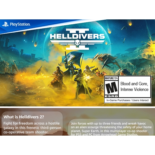 Helldivers 2 PS5 Eng Disc Version | Shopee Malaysia