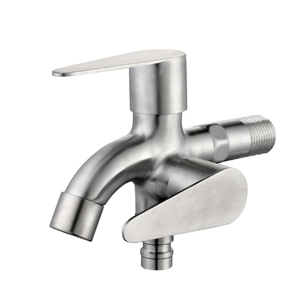 SUS304 STAINLESS STEEL KITCHEN & BATHROOM DOUBLE TAP, MULTIFUNCTIONAL ...