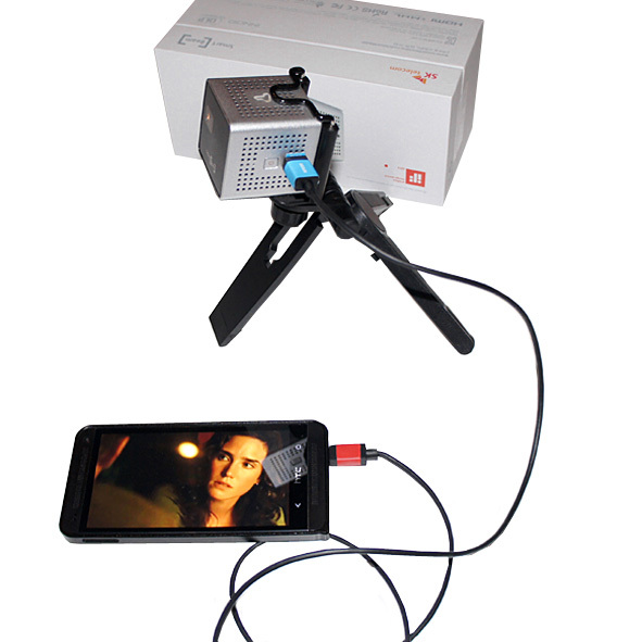 Rarely Used Innoio Innocube Smart Beam Portable Pocket Projector ...