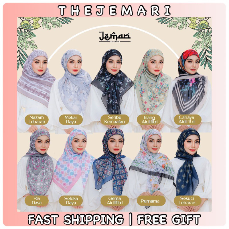 🎁FREE GIFT🎁 THE JEMARI RAYA SERIES BAWAL COTTON | Shopee Malaysia