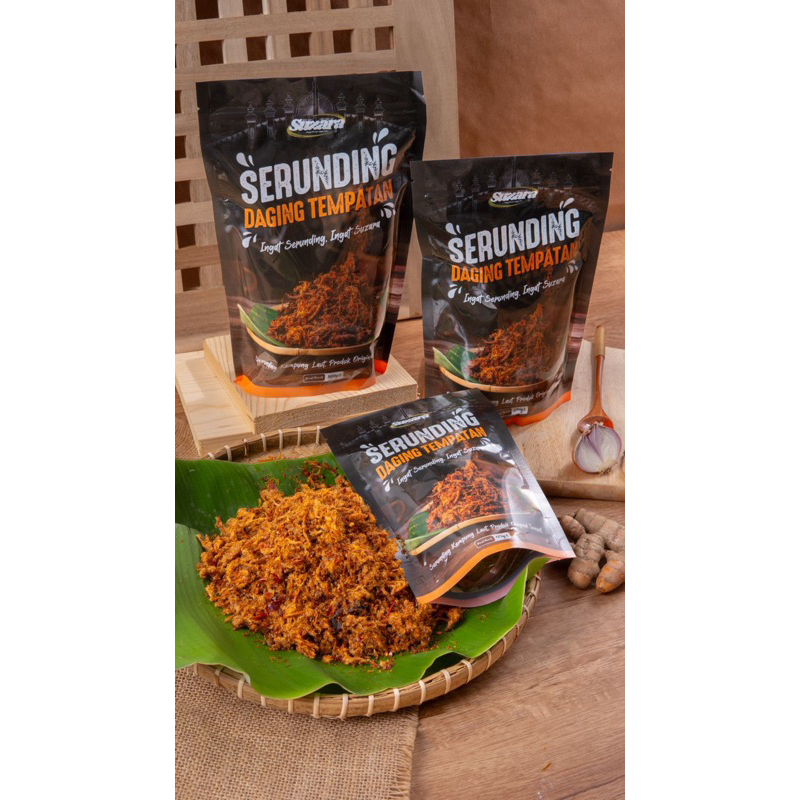 🔥READY STOCK🔥 SERUNDING DAGING TEMPATAN 💯 ORIGINAL SUZARA KG LAUT ( NEW ...