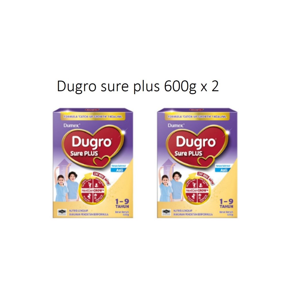 dugro sure plus ( 600g x 2 ) Exp : 5/2026 .. | Shopee Malaysia