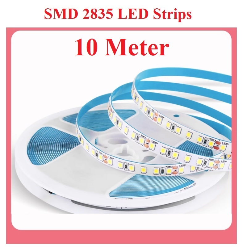 10 Meter 3000K (Warm White) / 6000K ( White ) LED Strip DC24V 2835 120 ...