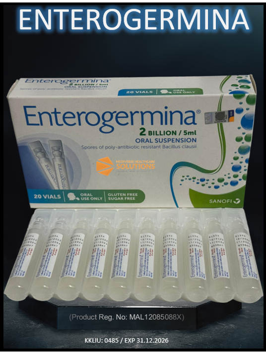 (Exp:3/25) Enterogermina 2 Billion/5ml 20's Probiotic Sanofi Aventis ...