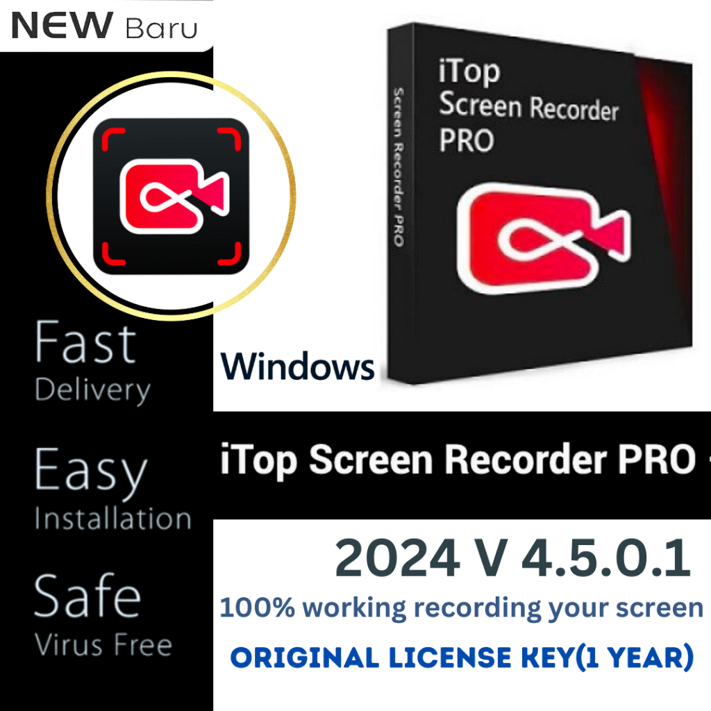 iTop Screen Recorder PRO 2024 [Original License] | Full Version | Virus ...