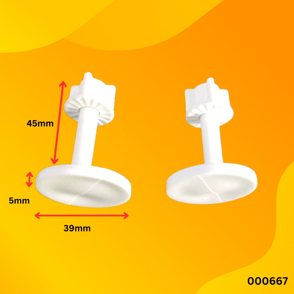 0007 2pcs(1set) WC Toilet Seat Hinges Fittings Quick Release Cover ...