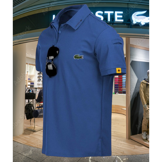 Men's polo, short-sleeved formal polo simple colors - AD-PL389 | Shopee ...
