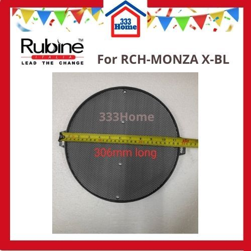 Original Rubine Kitchen Hood RCH-MONZA X-BL (ONLY) Charcoal Filter ...