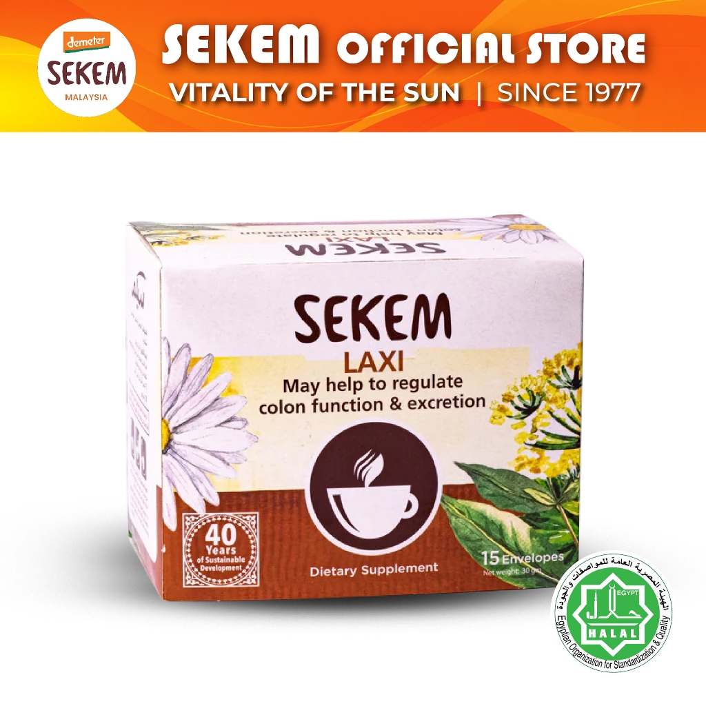 SEKEM ORGANIC LAXATIVE TEA (15 FILTER BAGS/BOX) | Shopee Malaysia