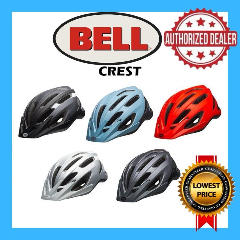[AUTHENTIC] BELL CREST HELMET LATEST 2023 SAFETY CYCLING TRACE CREST ...
