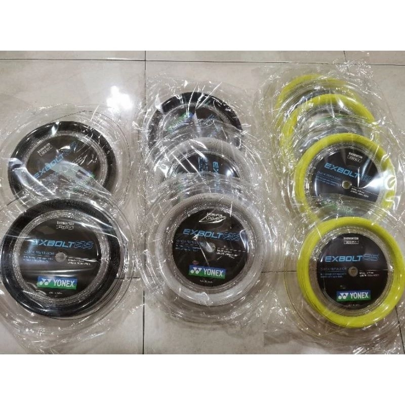 YONEX EXBOLT 65 ROOLS STRING 100%original | Shopee Malaysia