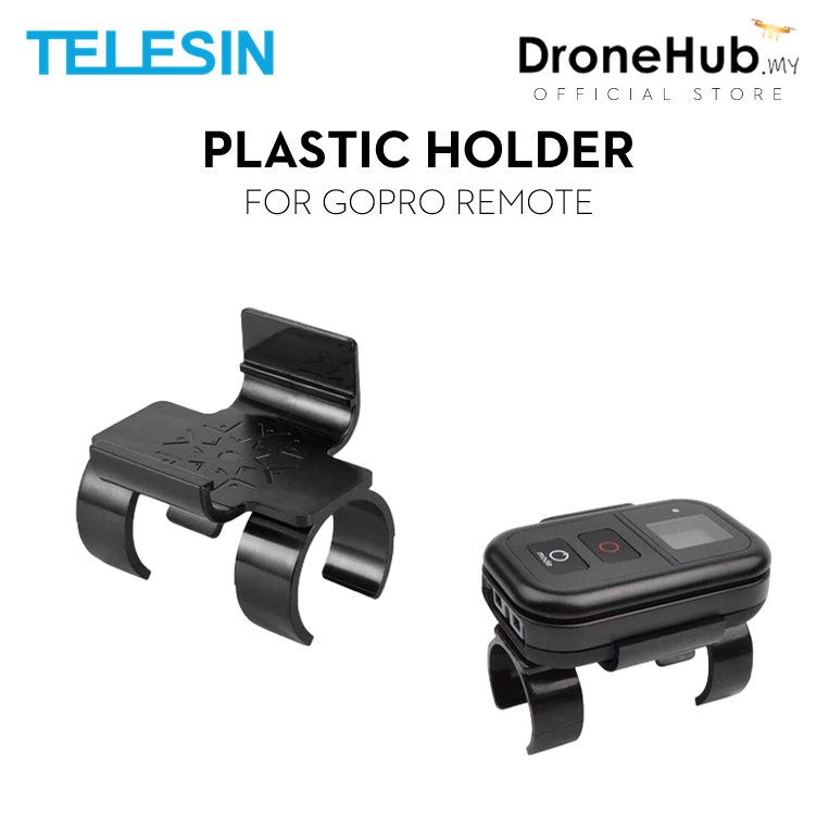 TELESIN Adjustable Selfie Stick with Remote Control Lock Black Plastic ...