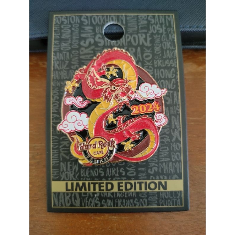 Hard Rock Cafe Penang Hard Rock Pin 2024 Year Of Dragon Limited Edition ...