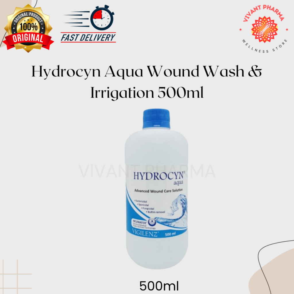 Hydrocyn Aqua Advanced Wound Care Solution 500ml | Shopee Malaysia