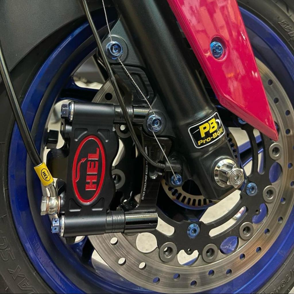 100% ORIGINAL HEL Brake Caliper 4Pot 2Pot Performance MADE UK BLACK ...