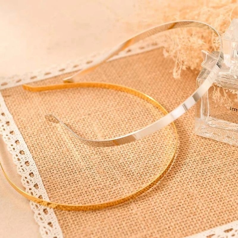 Cekak Rambut Besi Kosong Gold Silver DIY Cekak Sanggul Handmade Women ...