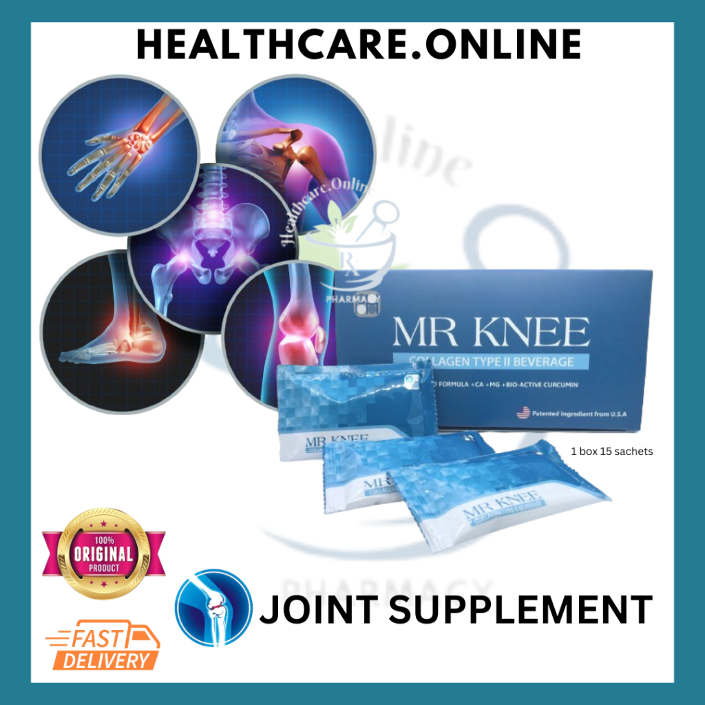 PUREHERBS MR KNEE COLLAGEN TYPE II BEVERAGE 15G 15 SACHETS | Shopee ...