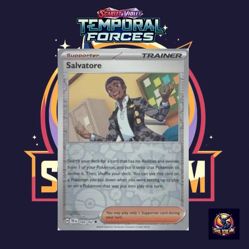 Pokemon TCG Salvatore 160/162 Temporal Forces | Shopee Malaysia