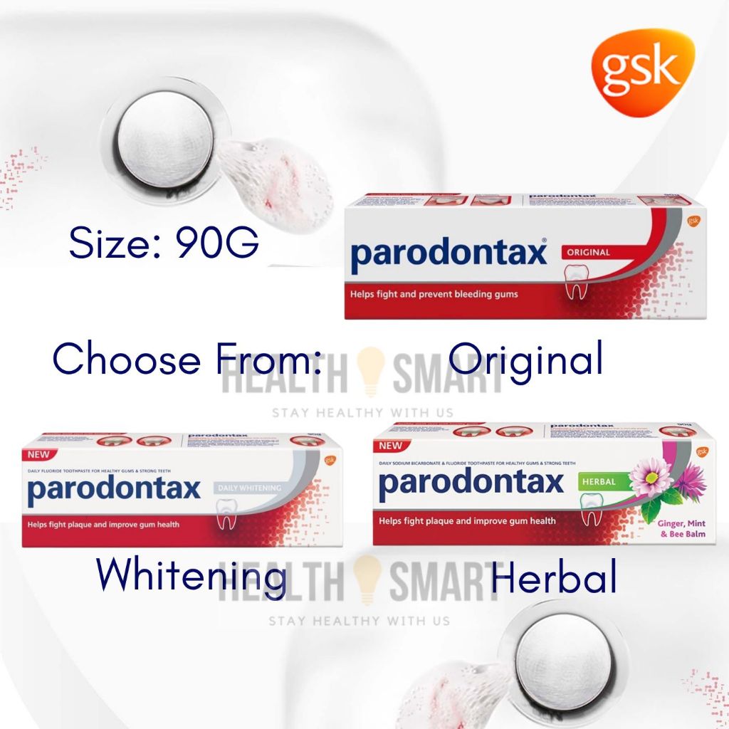 Parodontax Daily Fluoride Toothpaste 90g / Parodontax Original Twinpack 90gx2 / Parodontax ...