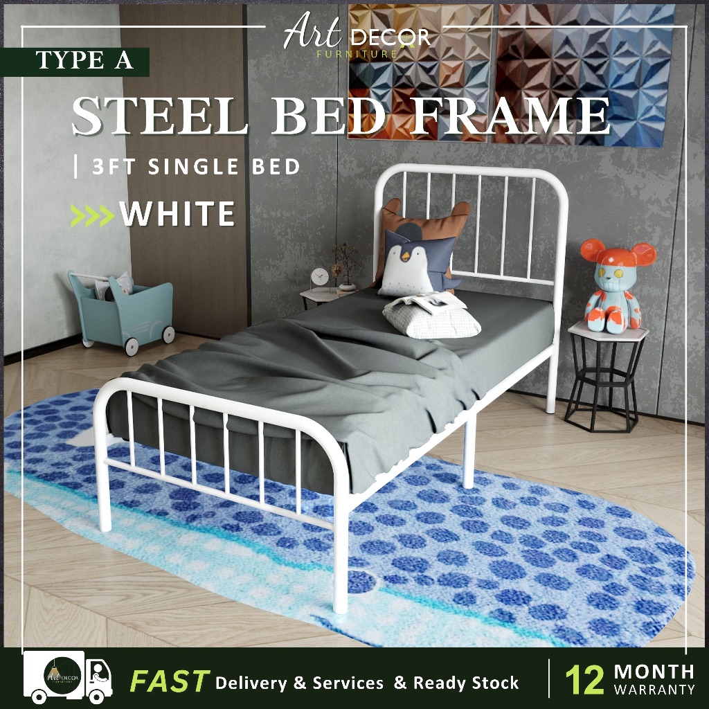 🔥READY STOCK🔥Single Bed Frame with tilam single/ Katil Bujang/Set 3ft ...