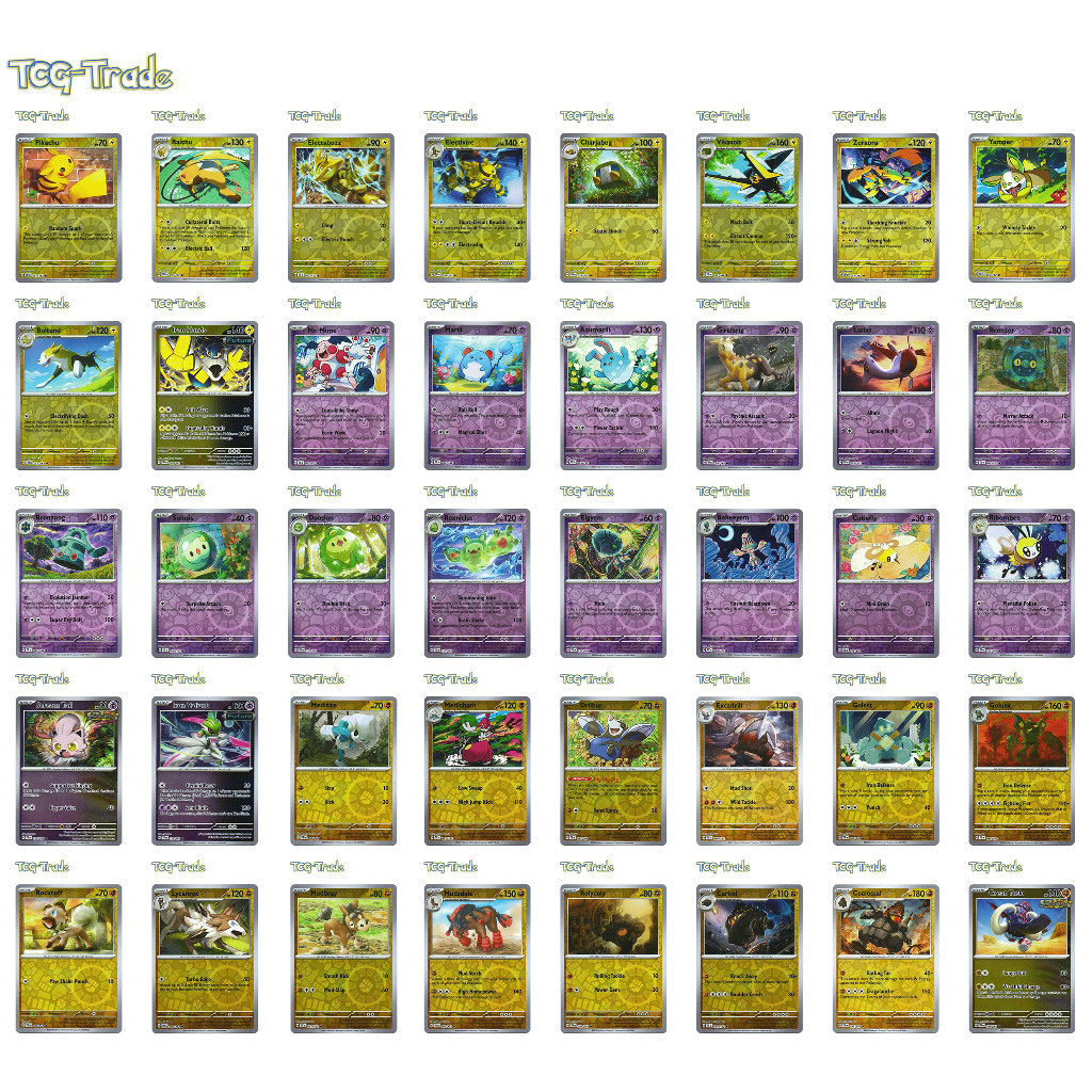 [Pokemon TCG Singles] SV5 Temporal Forces - Reverse Holo Common ...