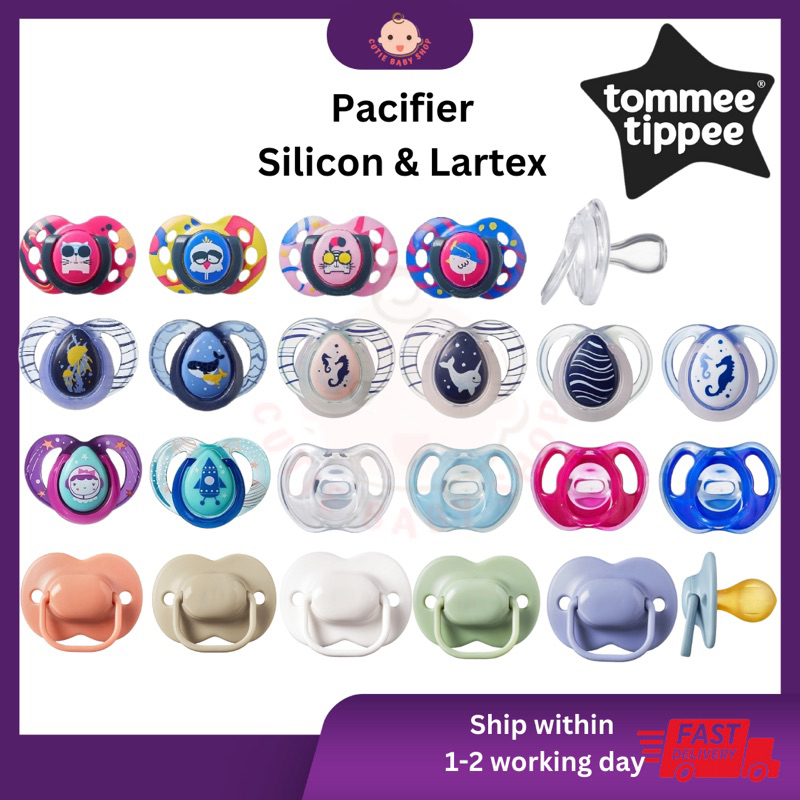 Tommee Tippee Close To Nature Night Time Baby Pacifier Soother 6-18 ...