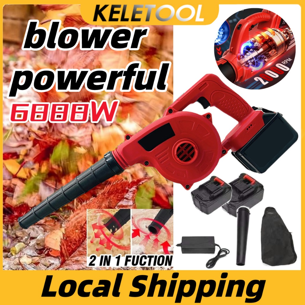 Air Blower Cordless Tembak Angin Blower Rumput Portable Mesin Gardening ...