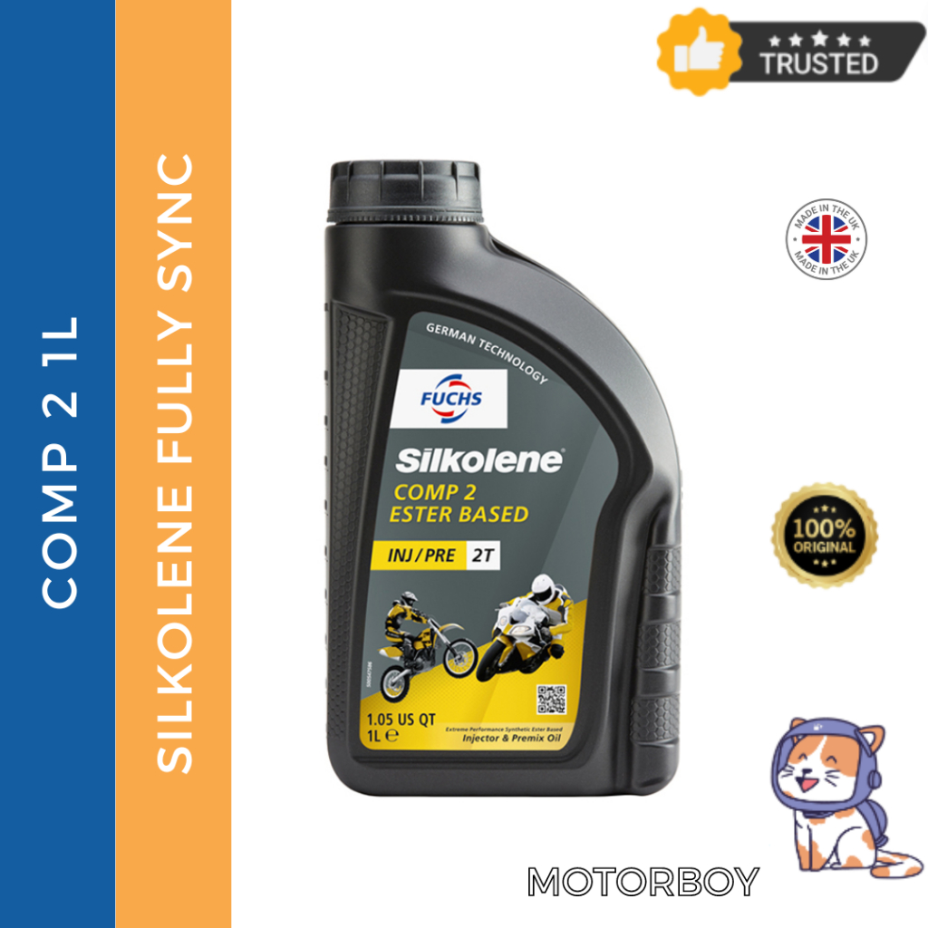 Silkolene 2T Motor Oil Comp 2 Semi Synthetic Ester Based Motorcycle Oil ...