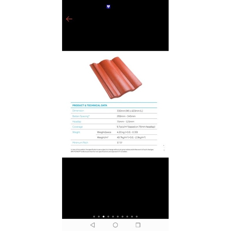 roof tiles saga attap cement | Shopee Malaysia