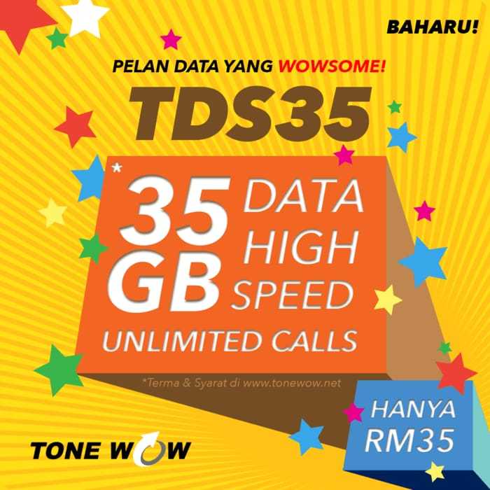 Kad Sim 5G Tone Wow Digi Unlimited Speed | Shopee Malaysia