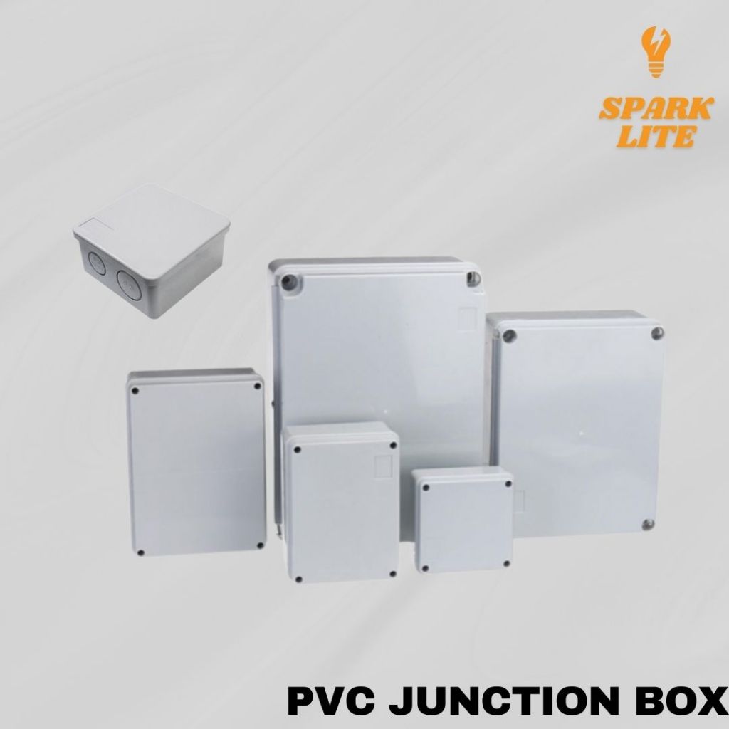 PVC Electric Weatherproof Enclosure Box / Junction Box (GREY) | Shopee Malaysia
