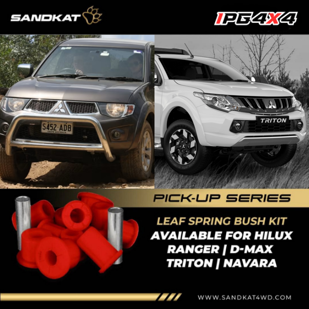 SANDKAT Leaf Spring Bush Set Mitsubishi Triton MN Triton MQ | Shopee ...