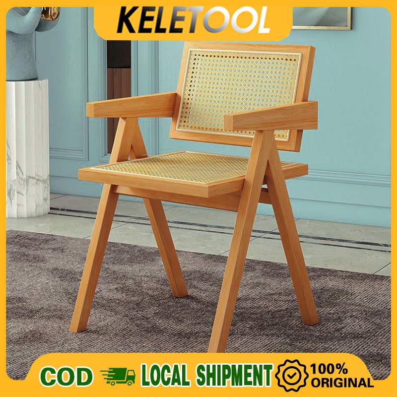 In Stock#chair rattan kerusi rotan rattan chair ordic Style Rattan ...