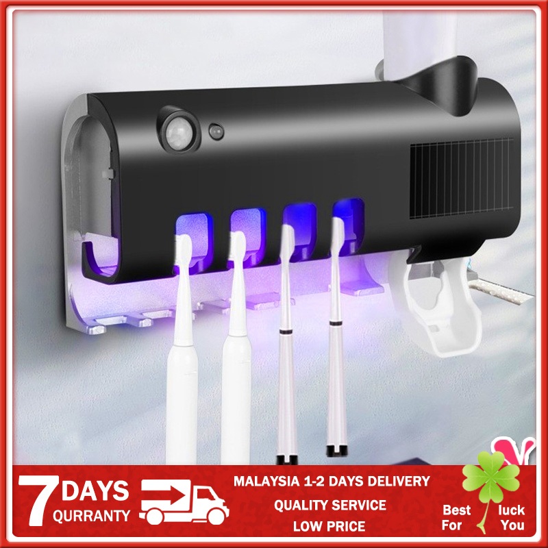 UV toothpaste disinfectant solar charging toothbrush rack people take ...