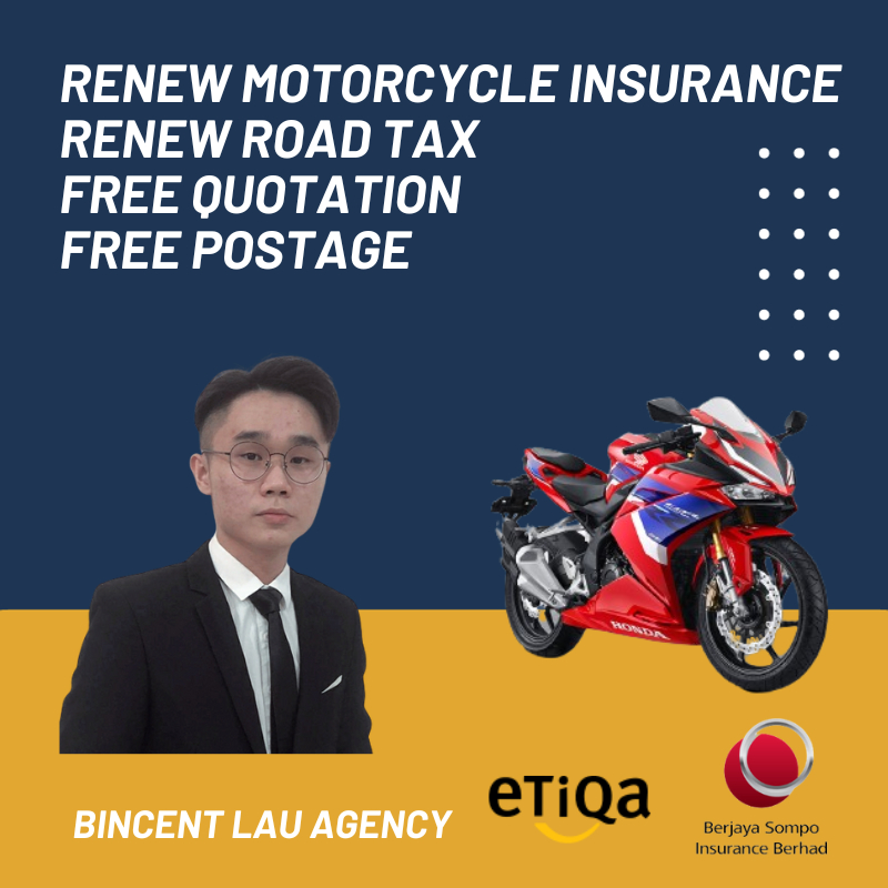 Renew Motorcycle Insurance｜Renew Road Tax｜Free Quotation｜Free Postage ...
