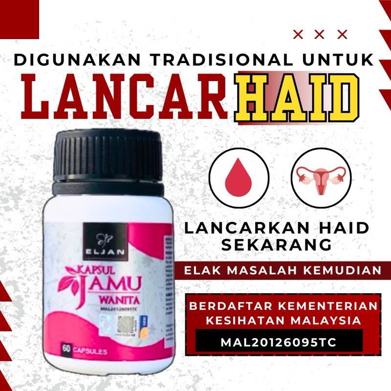 [EKJW ]Lancar Haid | Menstruation booster Ubat lancar haid Semulajadi ...