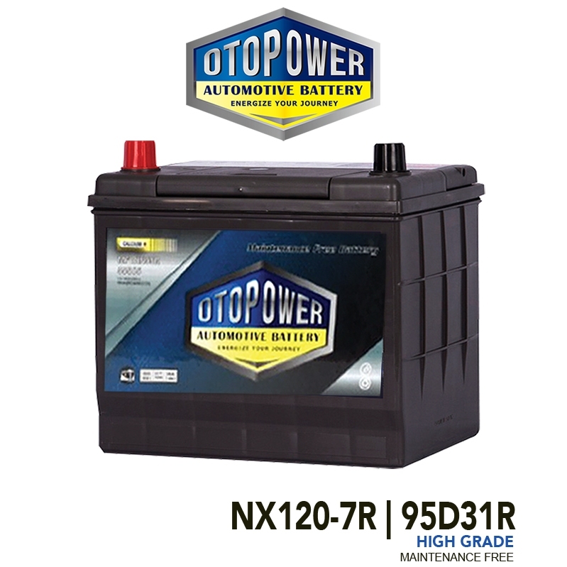 Otopower NX120-7R 95D31R (4X4) Maintenance Free Car Battery Suitable ...