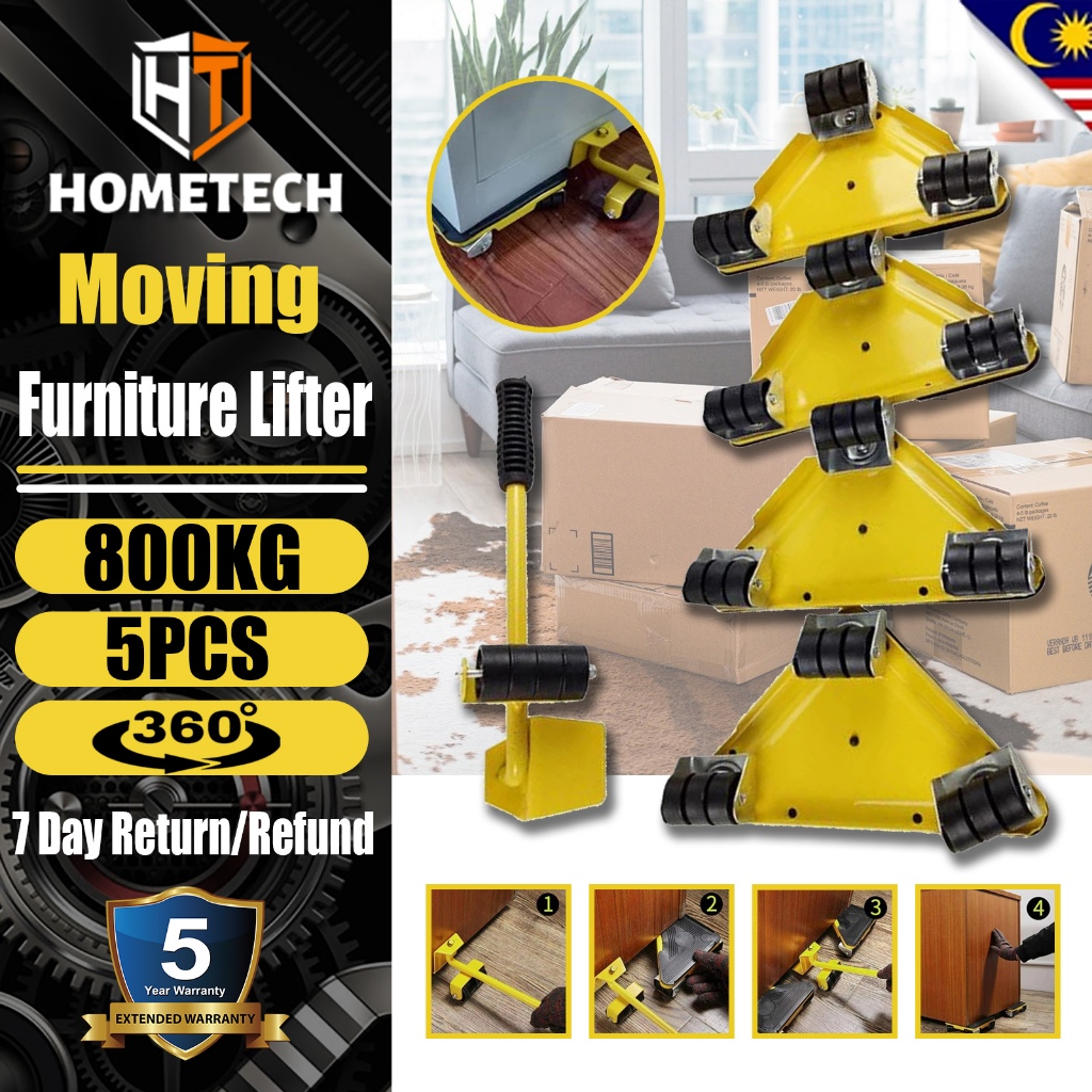 🔥5-year warranty🔥800KG Heavy Furniture Lifter Mover 5pcs Heavy ...
