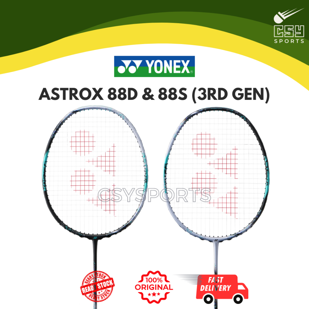 [100% ORI] YONEX Badminton Racket 88D & 88S Pro, Tour, Game, Play (3rd Generation) | Shopee Malaysia