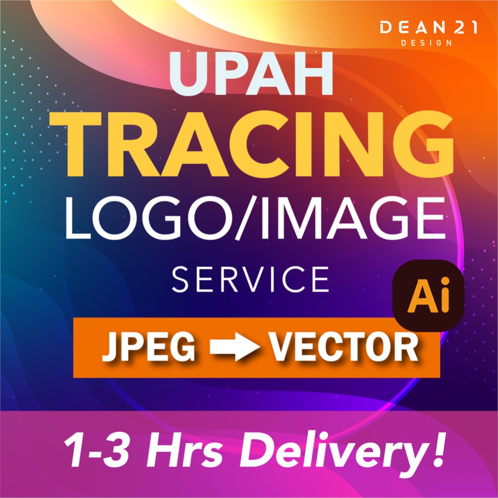 TRACE LOGO/ Image Tracing Service/ UPAH trace logo/ image to vector ...