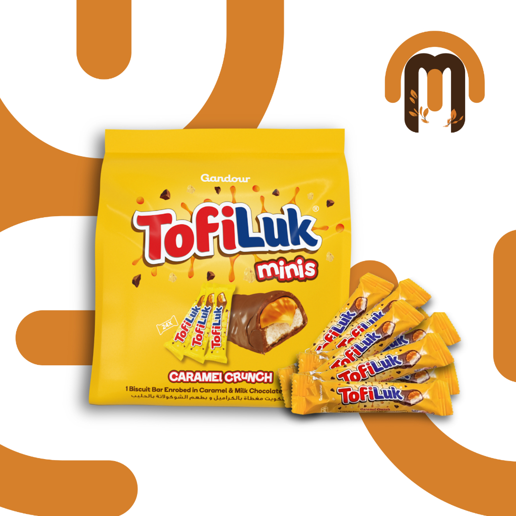 Tofiluk Mini: Caramel Crunch Chocolate (Coklat Biskut) Mini Bags, 171g ...