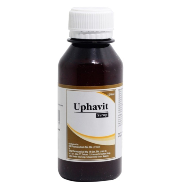[FREE Syringe] Uphavit Syrup 120mL (Exp: August 2024) Multivitamin ...