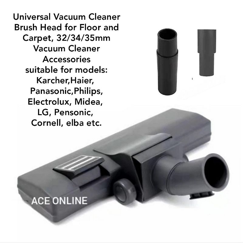 Universal Vacuum Cleaner Brush Head for Floor and Carpet, 32/34/35mm ...