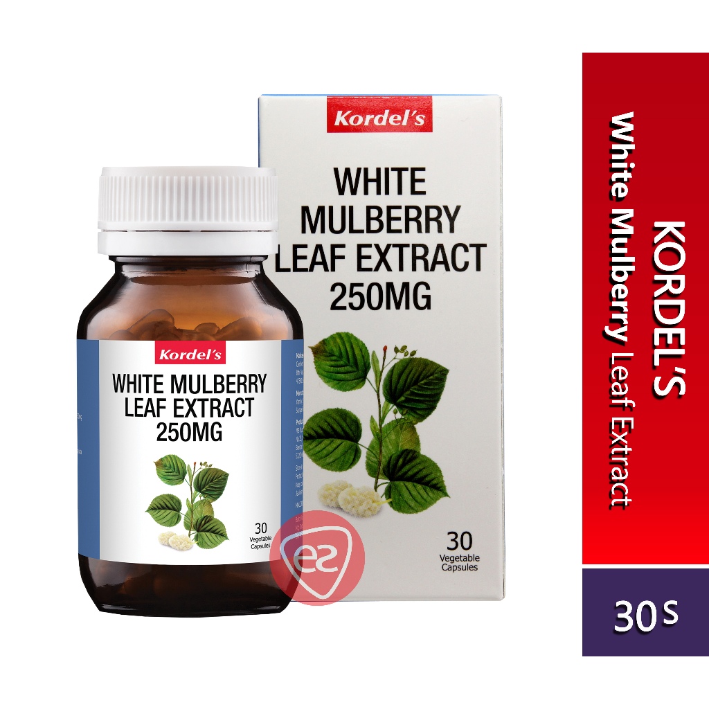 Kordel's White Mulberry Leaf Extract 250mg Vegetable Capsule 30s ...