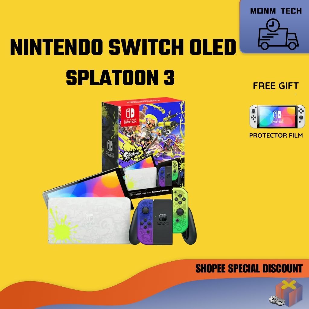 [READY STOCK] Nintendo Switch OLED Model Splatoon 3 Limited edition ...