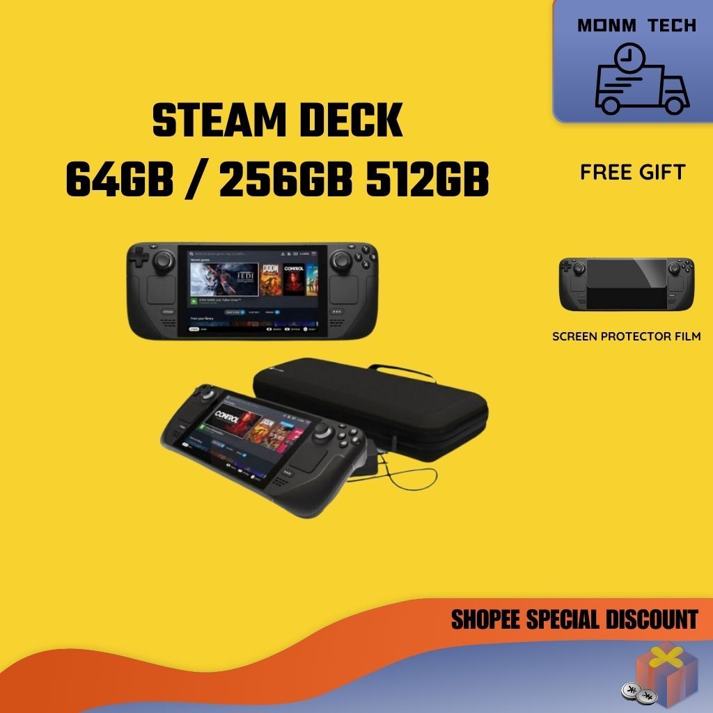 【Ready Stock】 Steam Deck Handheld Gaming Console Original Steam Deck ...