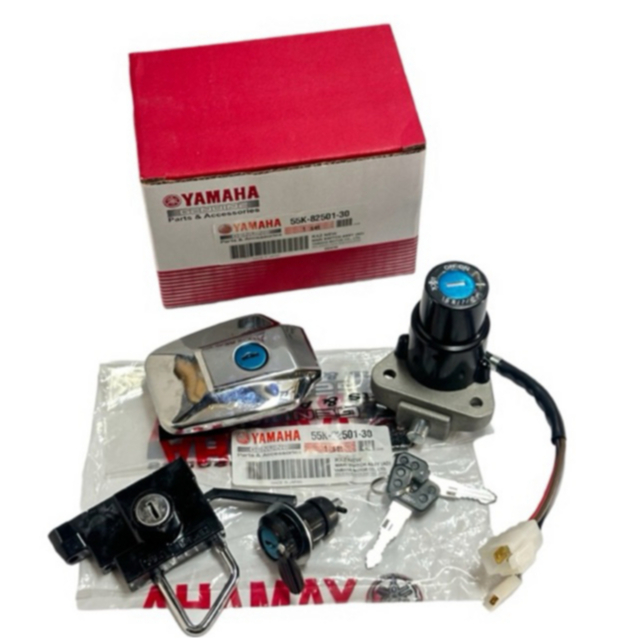 YAMAHA RXZ 55K (AD) MAIN SWITCH TANK LOCK SEAT LOCK SET KUNCI SET SUIS ...